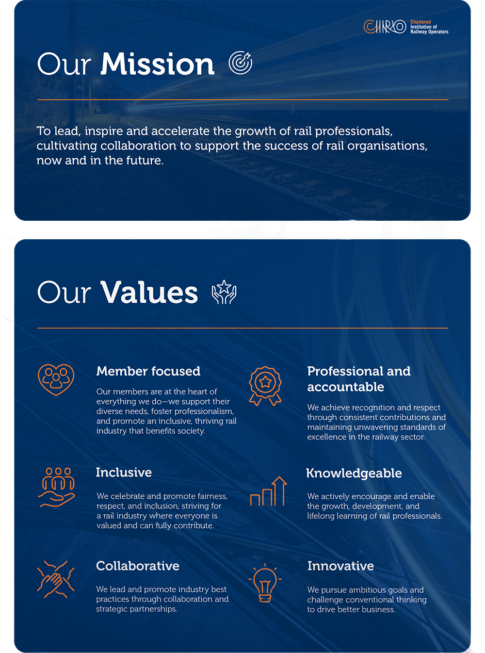 About CIRO | Chartered Institution of Railway Operators