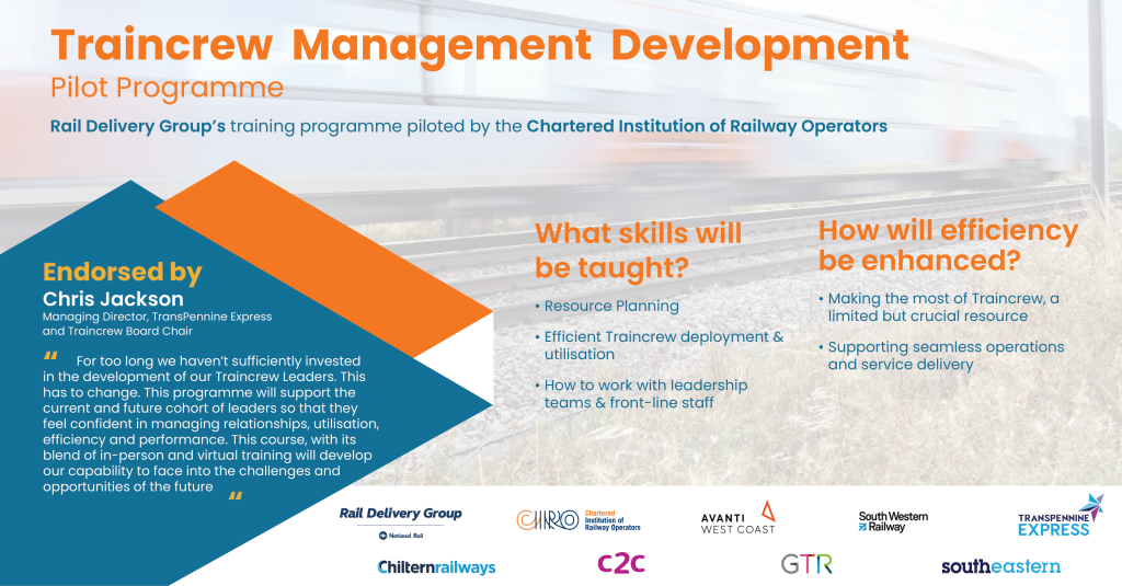 Traincrew Management Development Programme - RDG & CIRO